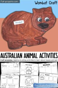 Australian Animal Crafts and Activities for Kids - Fairy Poppins