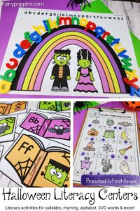 Halloween Literacy Activities for Kids - Fairy Poppins