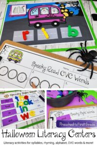 Halloween Literacy Activities for Kids - Fairy Poppins
