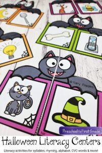 Halloween Literacy Activities for Kids - Fairy Poppins