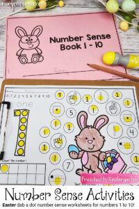 Number Sense Activities (1 to 10) - Dot Markers - Fairy Poppins