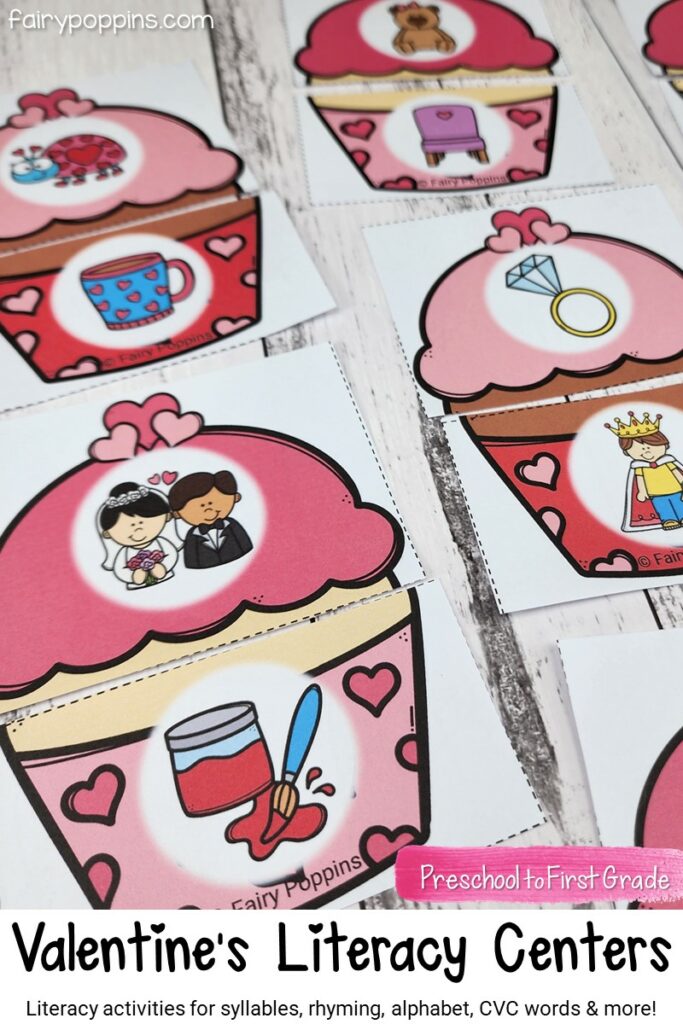 Valentine's Day Literacy Activities for Kids - Fairy Poppins