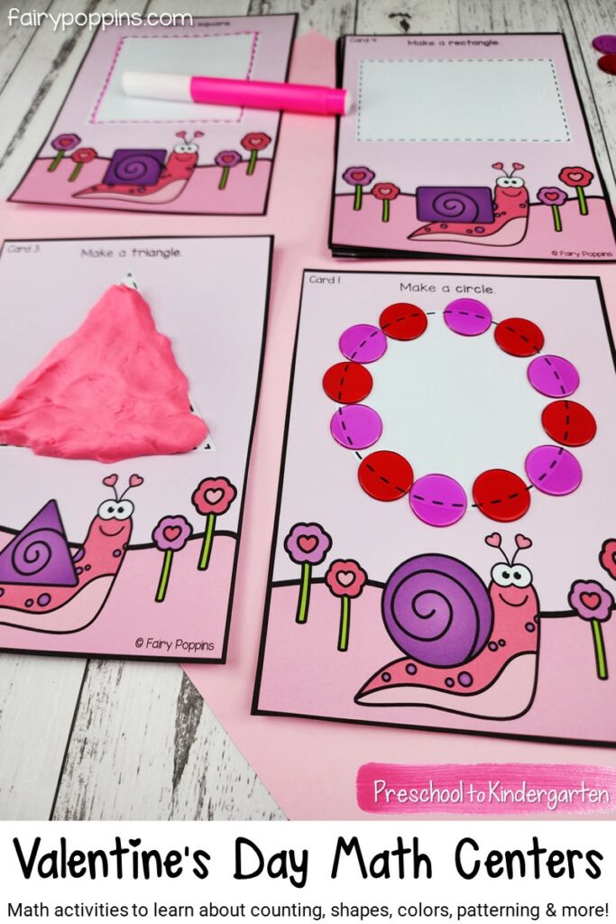 Valentine's Day Math Activities for Kids - Fairy Poppins