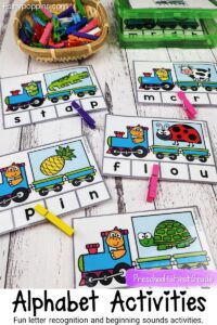 Fun Alphabet & Letter Recognition Activities - Fairy Poppins