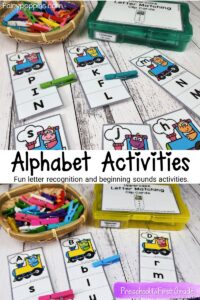 Fun Alphabet & Letter Recognition Activities - Fairy Poppins