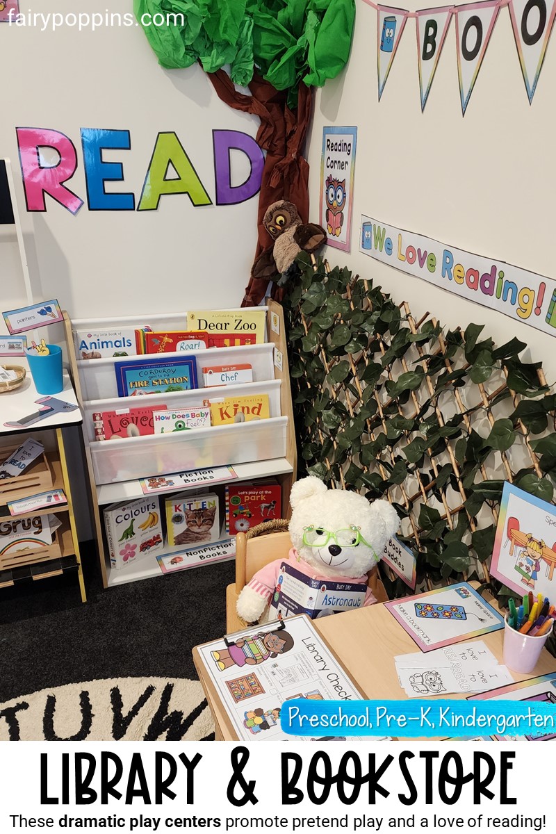 Library and Bookstore Dramatic Play - Fairy Poppins