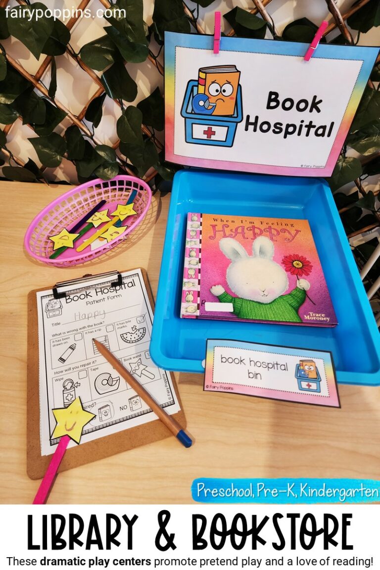 Library and Bookstore Dramatic Play - Fairy Poppins