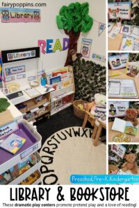 Library and Bookstore Dramatic Play - Fairy Poppins