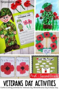 Veterans Day Crafts and Activities for Kids - Fairy Poppins