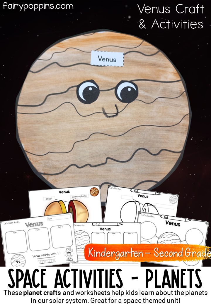 Planet Activities and Space Crafts for Kids - Fairy Poppins