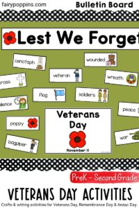 Veterans Day Crafts and Activities for Kids - Fairy Poppins