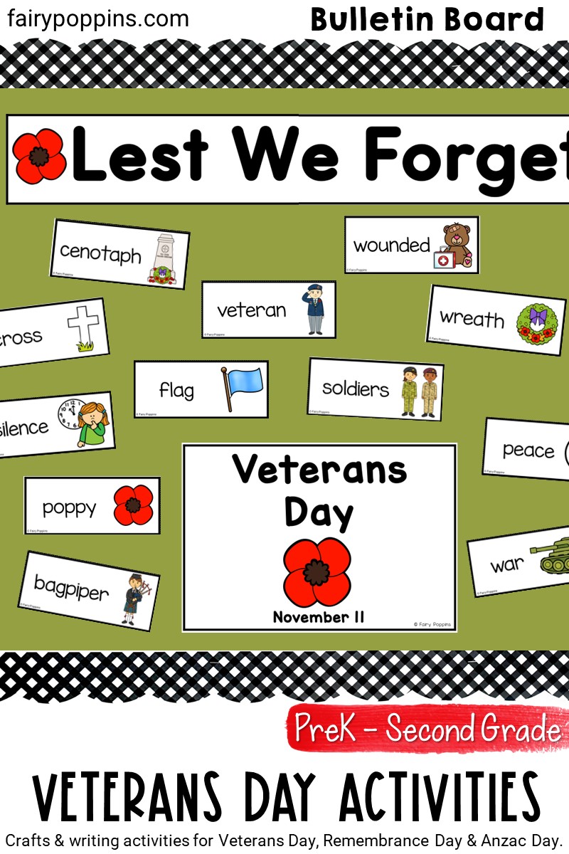 Veterans Day Crafts and Activities for Kids - Fairy Poppins