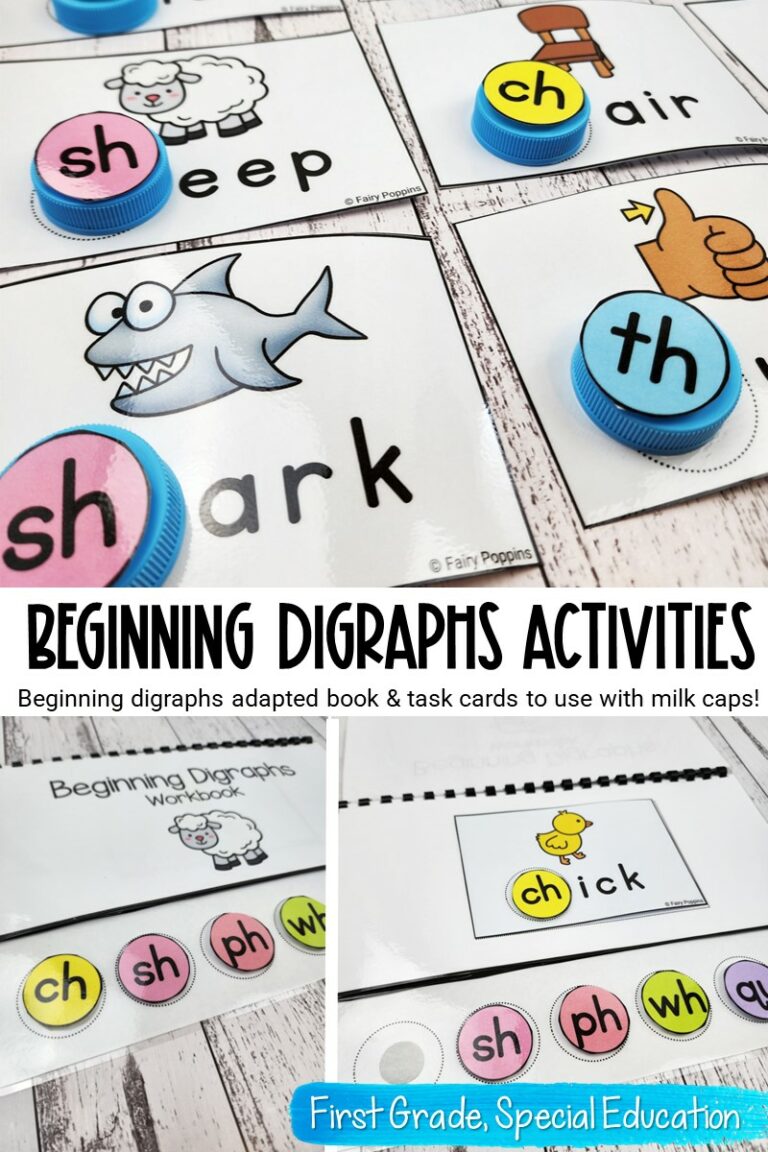 Phonics Activities With Milk Caps (Bottle Lids) - Fairy Poppins