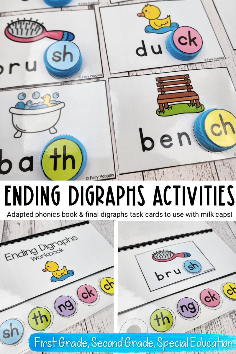 Phonics Activities With Milk Caps (Bottle Lids) - Fairy Poppins