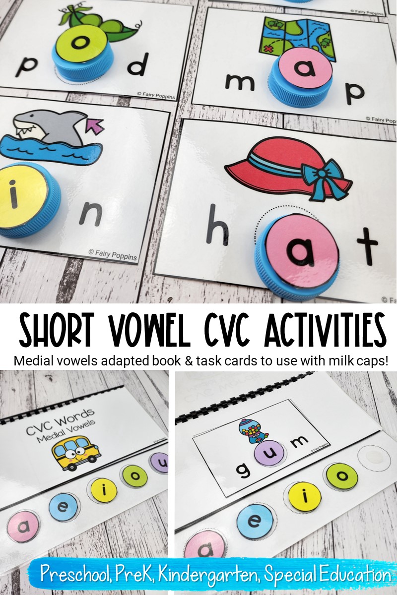 Phonics Activities With Milk Caps (Bottle Lids) - Fairy Poppins