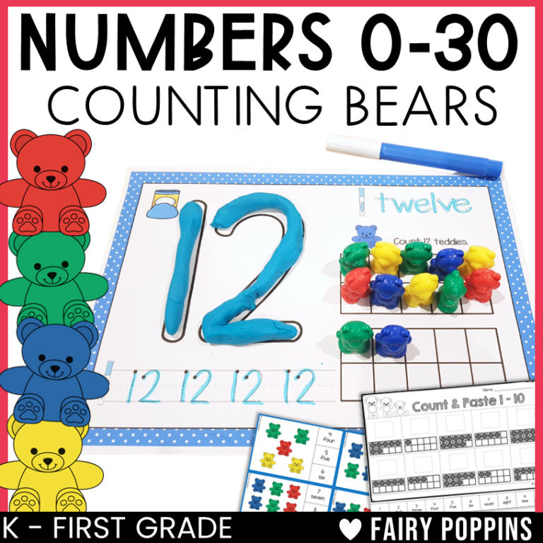 Number Sense Activities (1 to 10) - Dot Markers - Fairy Poppins