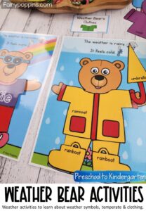 Weather Bear Activities for Preschool, Pre-K and Kindergarten - Fairy ...