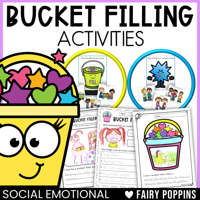 Bucket Filling Activities for a Kinder, Happier Classroom - Fairy Poppins