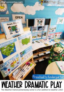 Weather Station Dramatic Play - Fairy Poppins