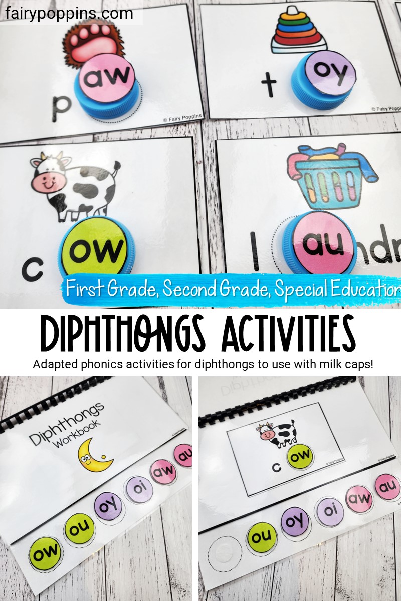 Phonics Activities With Milk Caps (Bottle Lids) - Fairy Poppins