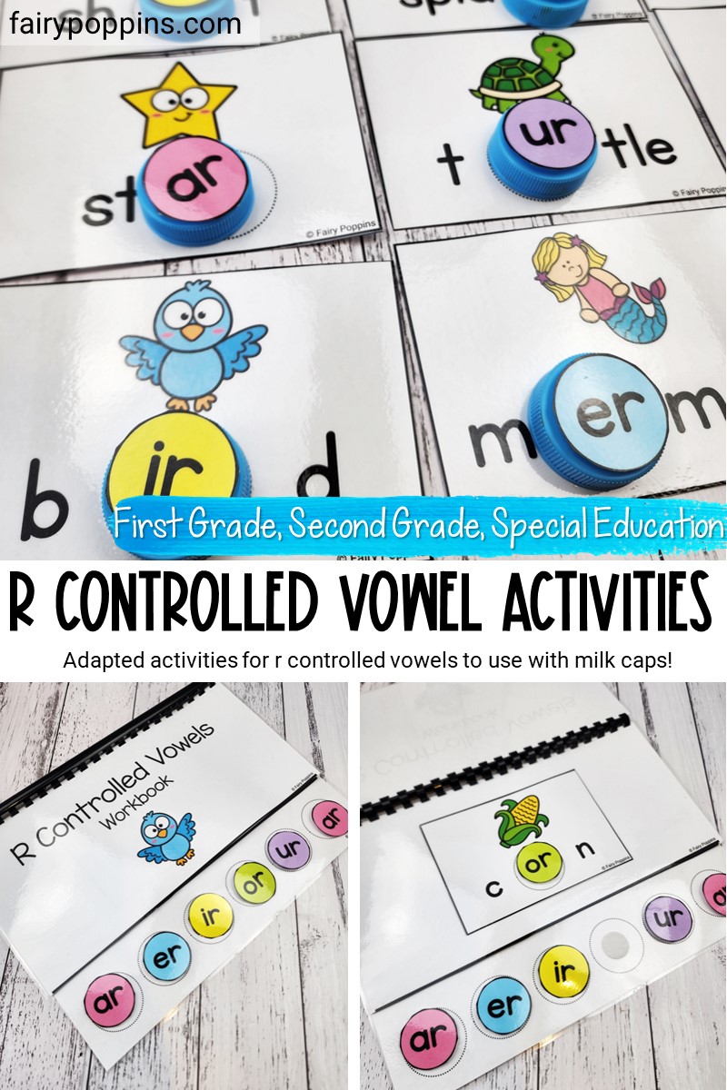 Phonics Activities With Milk Caps (Bottle Lids) - Fairy Poppins