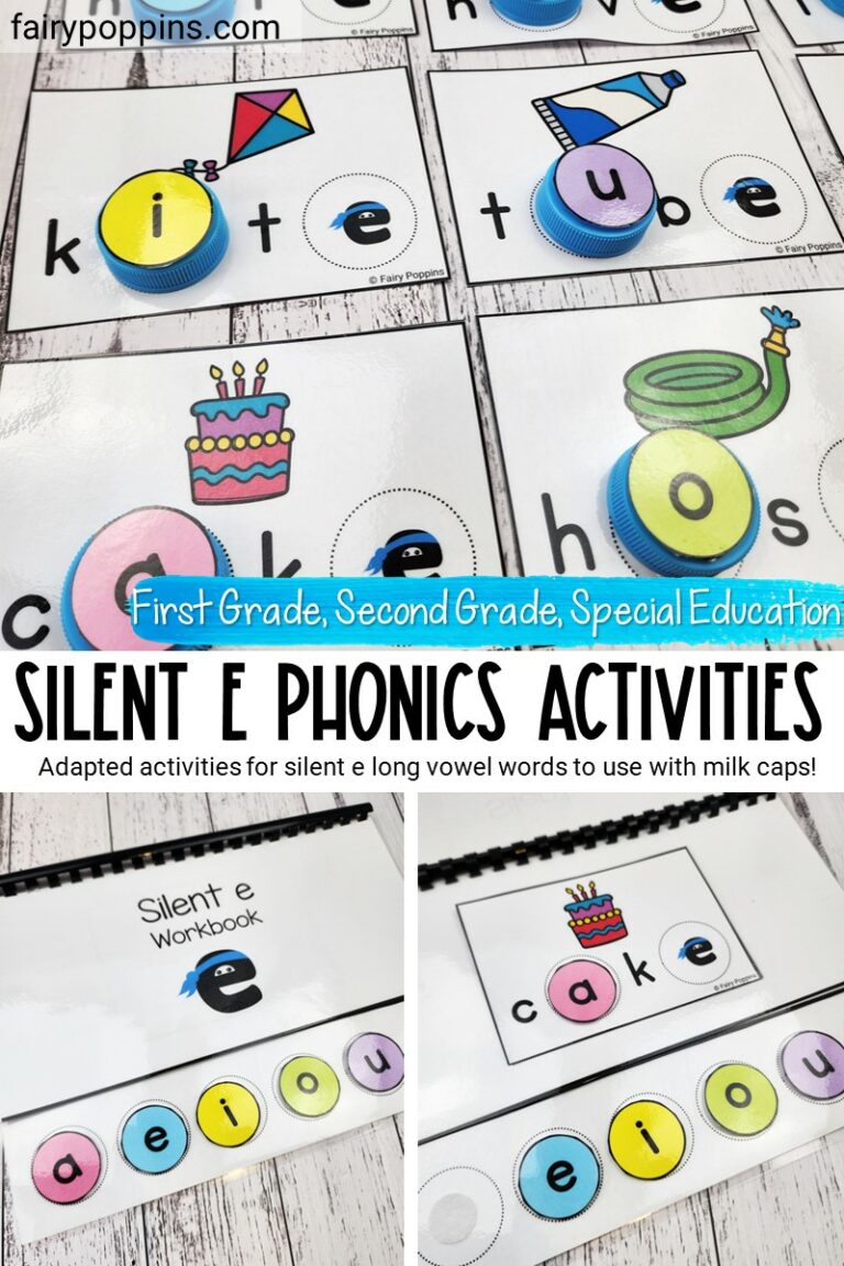 Phonics Activities With Milk Caps (Bottle Lids) - Fairy Poppins