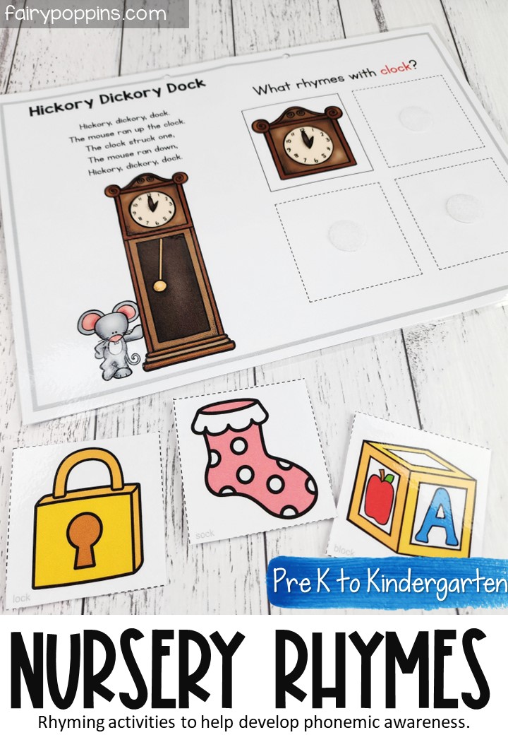 Nursery Rhymes Activities for Boosting Phonemic and Phonological ...