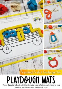 Holiday Playdough Mats - Fairy Poppins