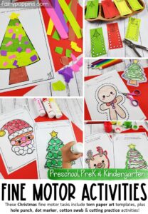 Christmas Magnetic Tile Activities: Festive Fine Motor Fun for Kids ...