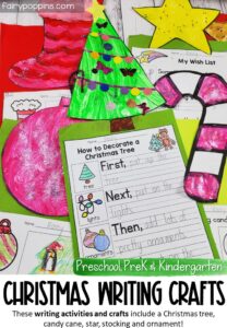Christmas Writing Prompts and Craft Activities - Fairy Poppins