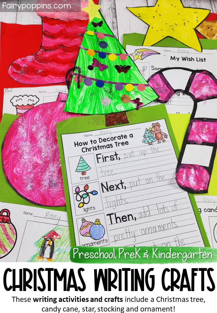Christmas Writing Prompts and Craft Activities - Fairy Poppins