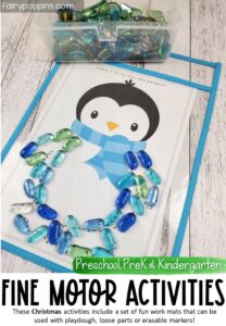 Christmas Fine Motor Activities - Fairy Poppins