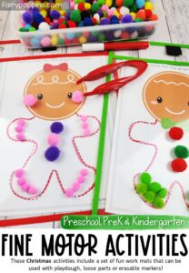 Christmas Fine Motor Activities - Fairy Poppins