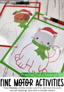 Christmas Fine Motor Activities - Fairy Poppins