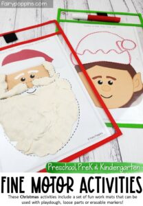Christmas Fine Motor Activities - Fairy Poppins
