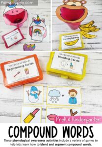 Compound Words Activities To Boost Phonological Awareness - Fairy Poppins