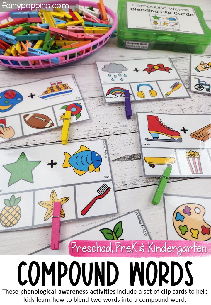Compound Words Activities To Boost Phonological Awareness - Fairy Poppins