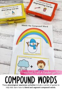 Compound Words Activities To Boost Phonological Awareness - Fairy Poppins