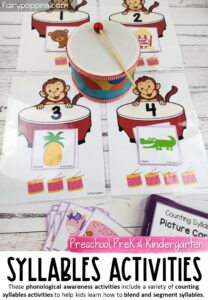 Syllables Activities to Boost Phonological Awareness - Fairy Poppins