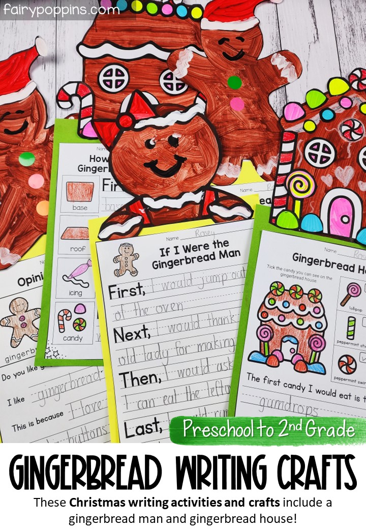 Christmas Writing Prompts and Craft Activities - Fairy Poppins