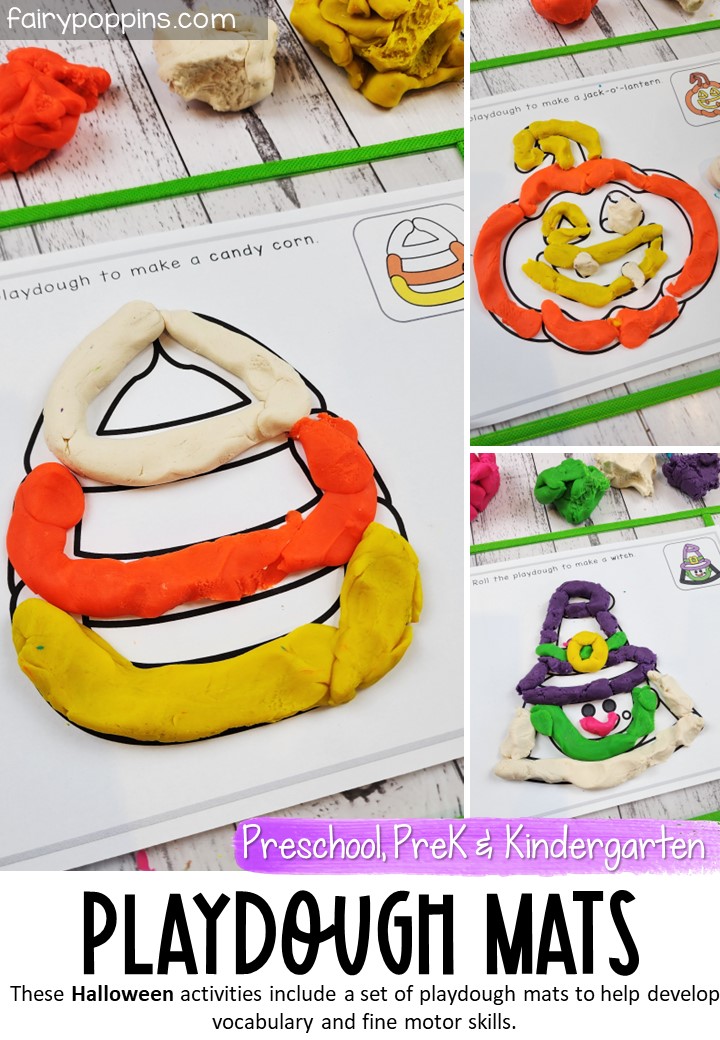 Holiday Playdough Mats - Fairy Poppins