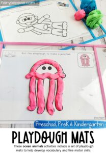 Ocean Playdough Mats - Fairy Poppins