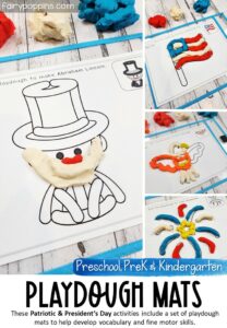 Holiday Playdough Mats - Fairy Poppins