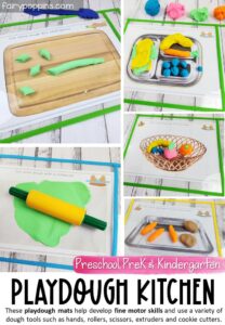 Printable Playdough Mats for Preschool, PreK and Kindergarten - Fairy ...