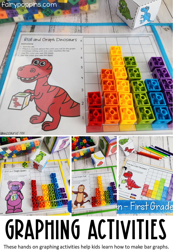 Graphing Activities for Kindergarten and First Grade - Fairy Poppins