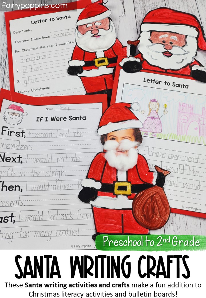 Christmas Writing Prompts and Craft Activities - Fairy Poppins