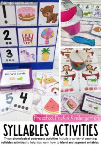Syllables Activities to Boost Phonological Awareness - Fairy Poppins