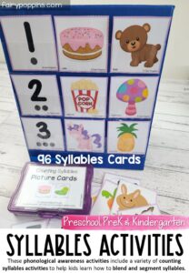 Syllables Activities to Boost Phonological Awareness - Fairy Poppins