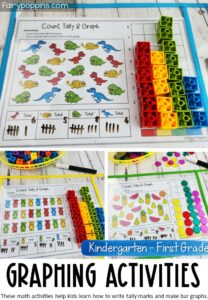 Graphing Activities for Kindergarten and First Grade - Fairy Poppins