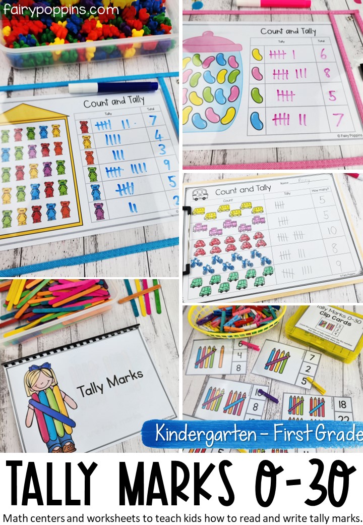Graphing Activities for Kindergarten and First Grade - Fairy Poppins